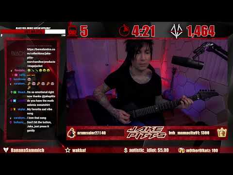 Black Veil Brides - Lost It All (Jake Pitts playthrough on Twitch)