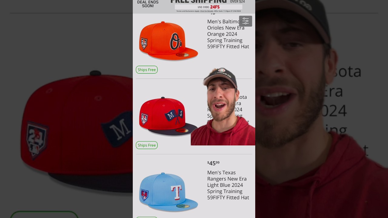 Reviewing the new MLB 2024 Spring Training hats pt 1 - YouTube