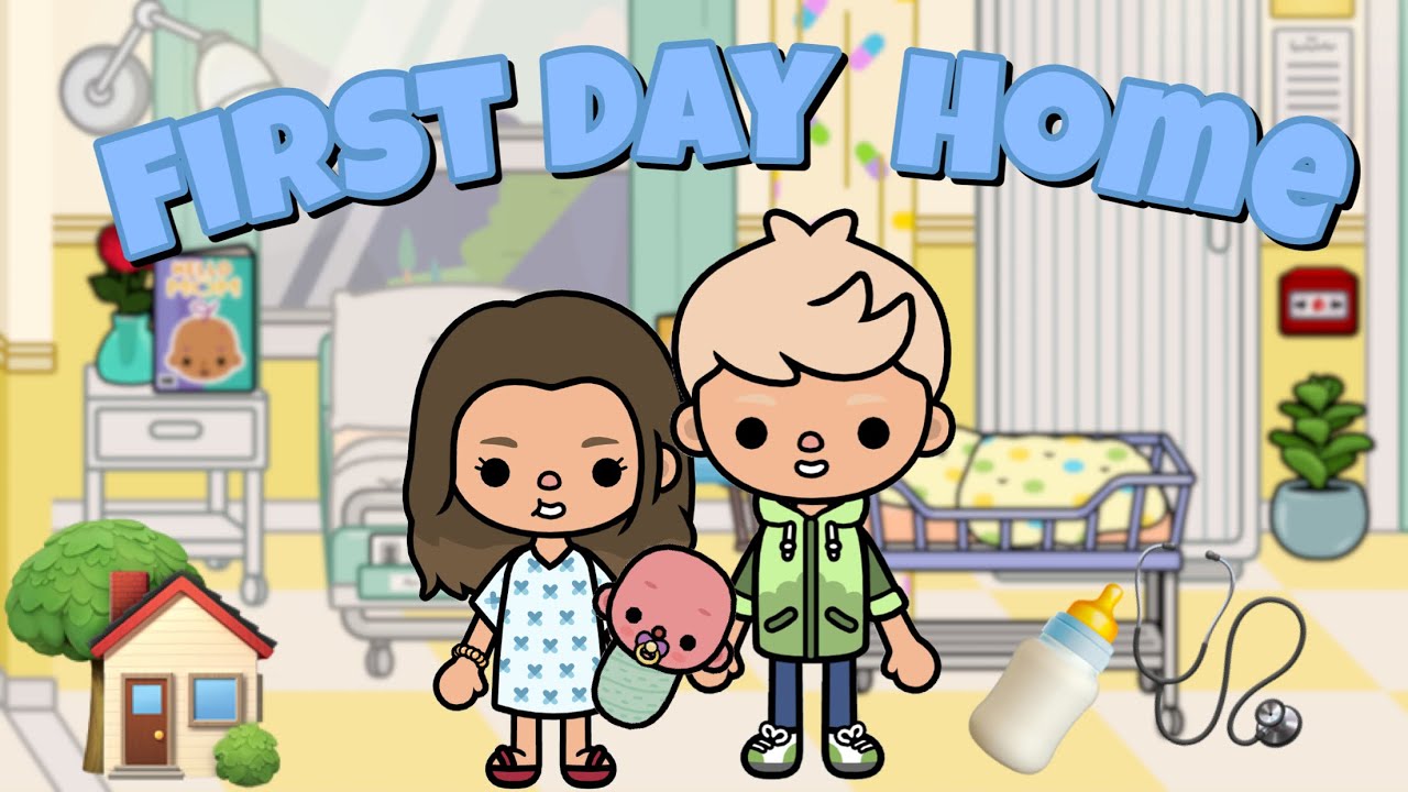 Newborn baby goes home!! | Toca life world - YouTube