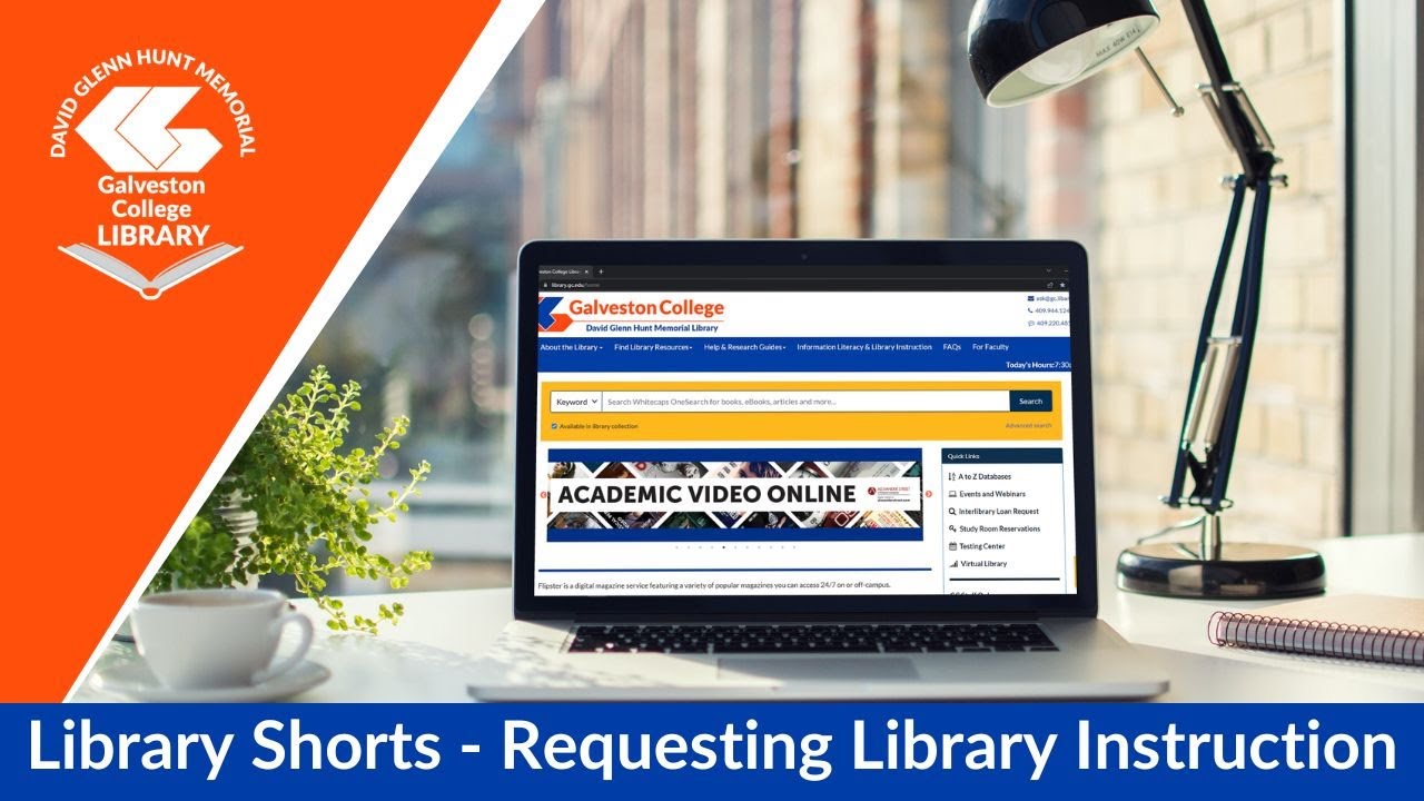 Library Shorts - Requesting Library Instruction - YouTube