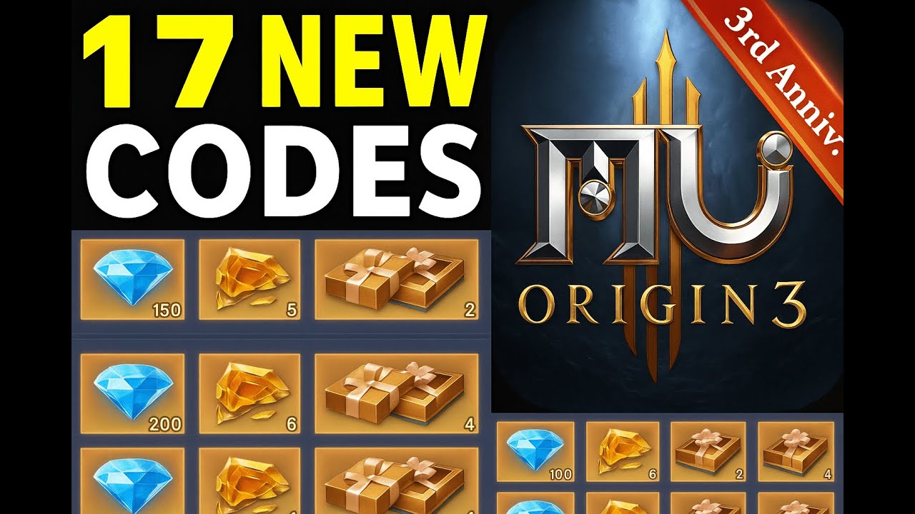 Update⚡MU Origin 3 Gift Codes 2025 | MU Origin 3 Codes - How To Redeem Code - YouTube