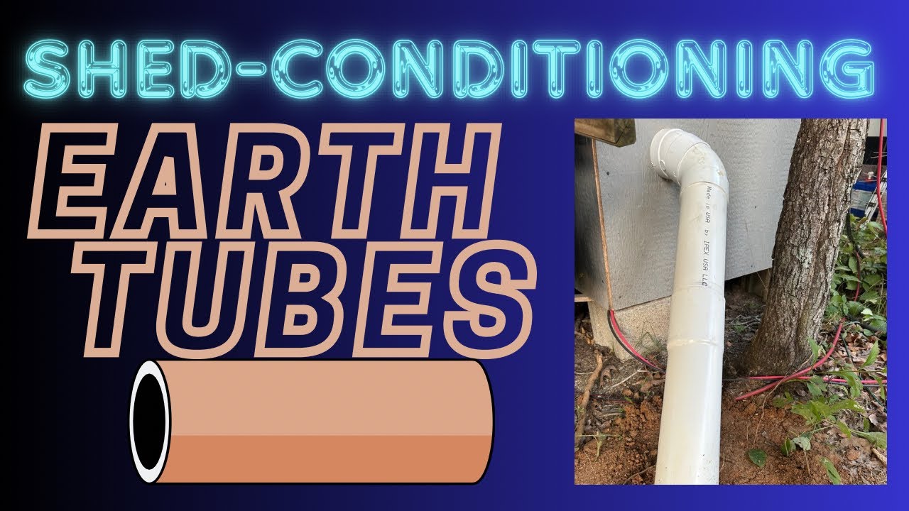 Shed-conditioning - Assembling and Burying Earth Tubes (#169) - YouTube