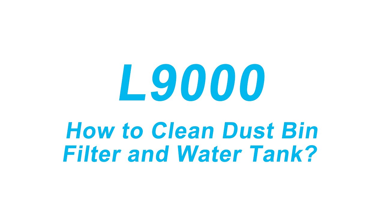 How to clean dust bin and water tank? - YouTube