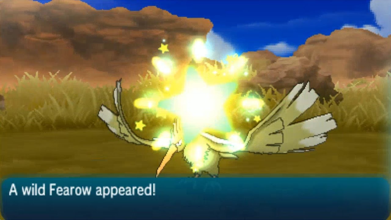 Live!!! Shiny Fearow after 2,642 REs!! - YouTube