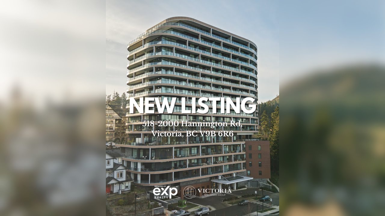 NEW LISTING | 518-2000 Hannington Rd, Victoria, BC V9B 6R6 - YouTube