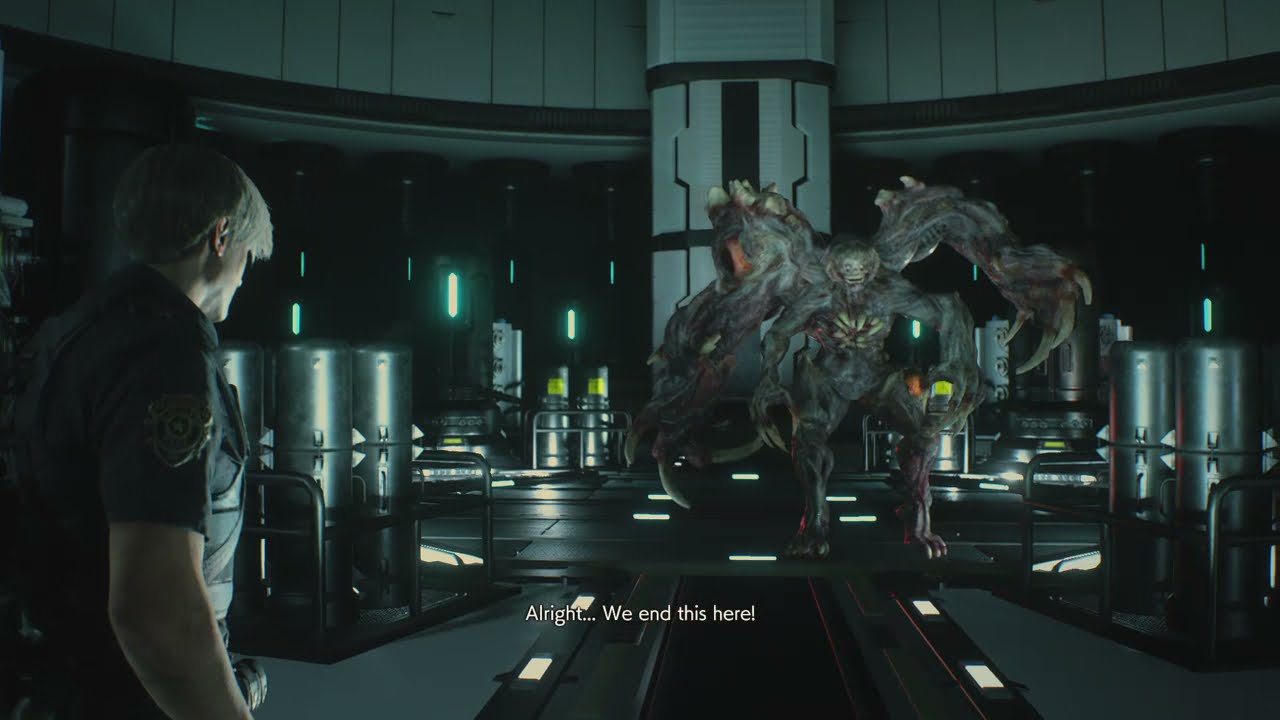 RESIDENT EVIL 2 William Birkin Boss Fight - YouTube