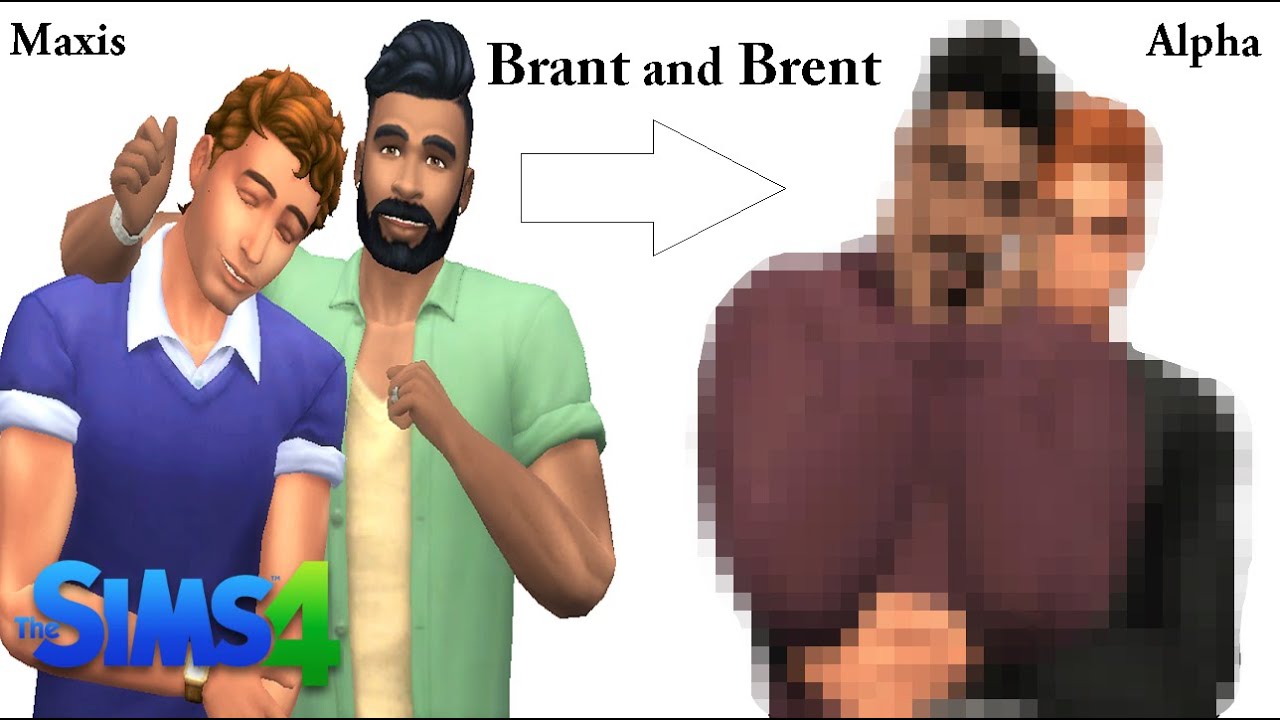 The Sims 4:Brant and Brent Hecking Extreme Alpha Makeover|Create A Sims ...