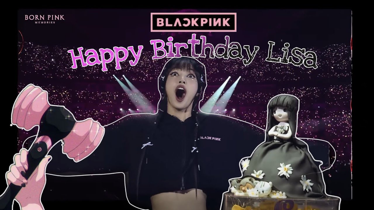 Blinks Singing Happy Birthday Song To Lisa | Born Pink Concert in ...