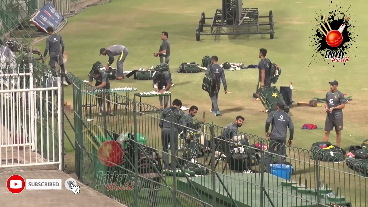 Exclusive | Pakistan Cricket Team Preparation for the Practice Session ...