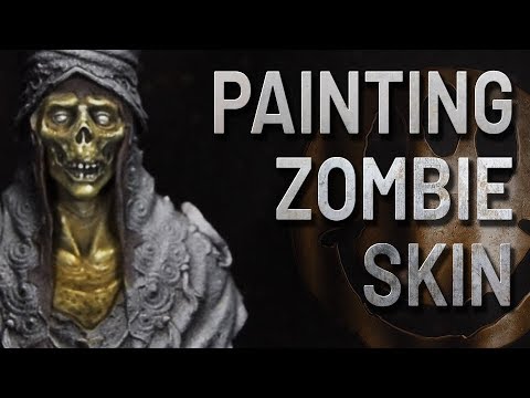 How To Paint Undead Skin - YouTube