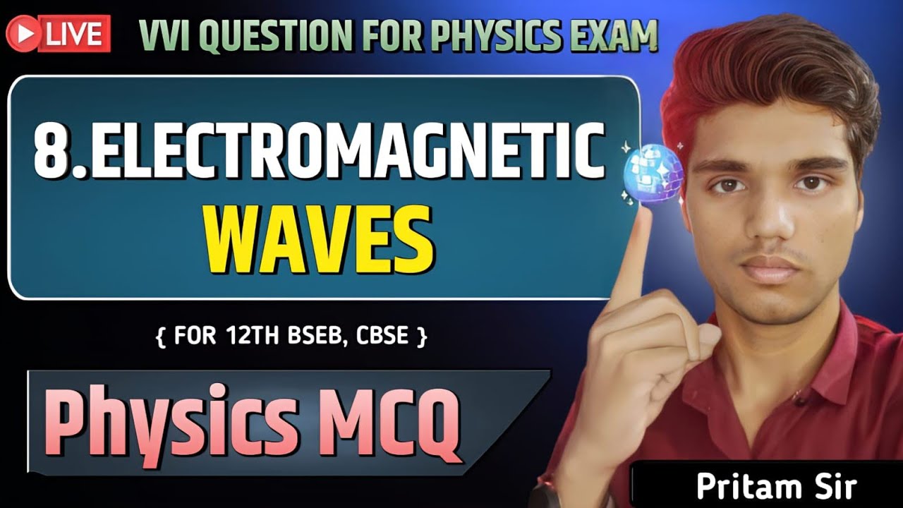 ElectroMagnetic Waves Objective Question | 12th Physics Chapter8 MCQ | 12th Physics Objective ...