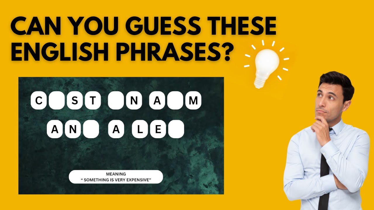 Can You Guess These English Phrases | Learn English | Trivia Games ...