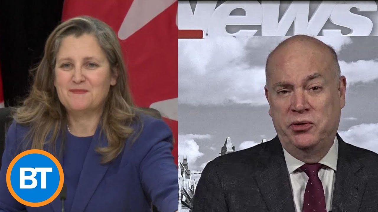 Donald Trump reacts to Chrystia Freeland resigning from cabinet - YouTube