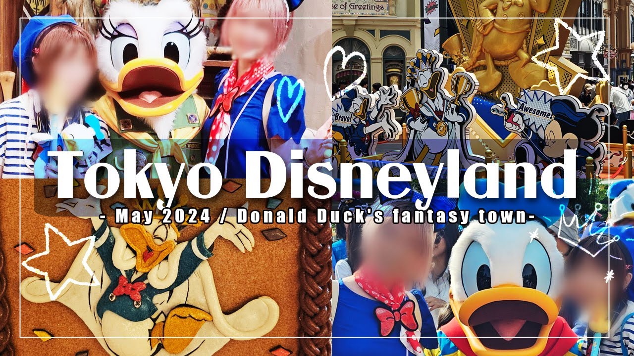 Donald Duck's Ideal World in Tokyo Disneyland💙Meet & Greet with ...