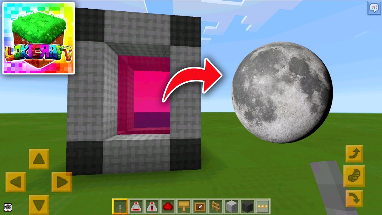 How to Make PORTAL to MOON in LOKICRAFT - YouTube