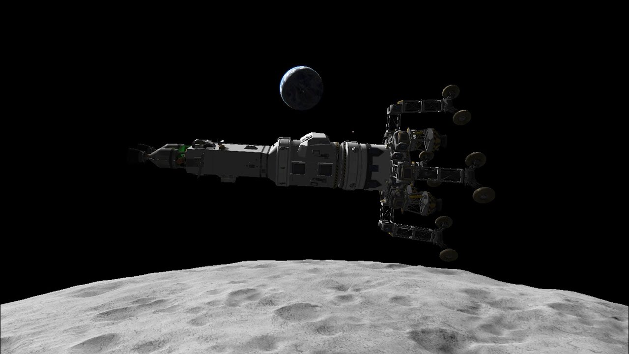 Reusable KSP 23 - Mun Cargo Lander - YouTube