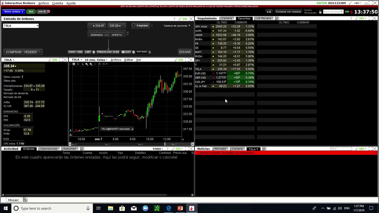 How install Demo Interactive Brokers Spanish - Como Instalar Demo en ...