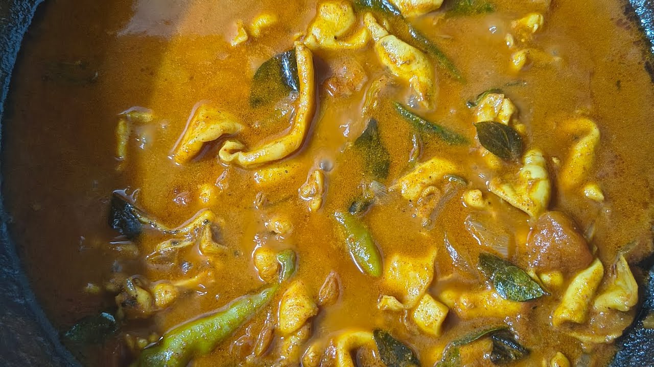 ചോറിന് പറ്റിയ നല്ല കൂന്തൽ മുളക് കറി, (Koonthal Recipe - YouTube