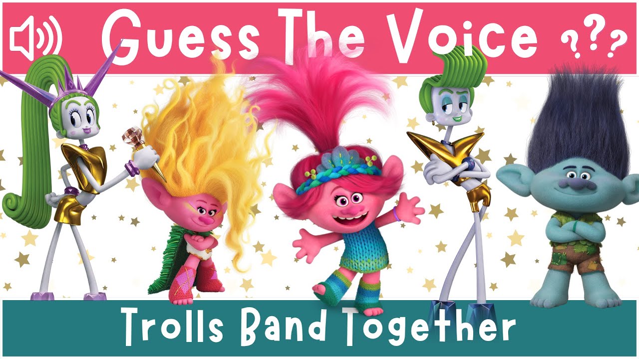 Can You Guess The Trolls Band Together Character By Their Voice? - YouTube