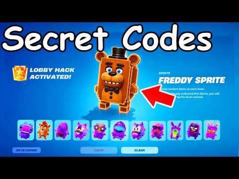 ALL NEW ADMIN PANEL CODES in FORTNITE SEASON 4 SPRITE CODES! (New Secret Codes)