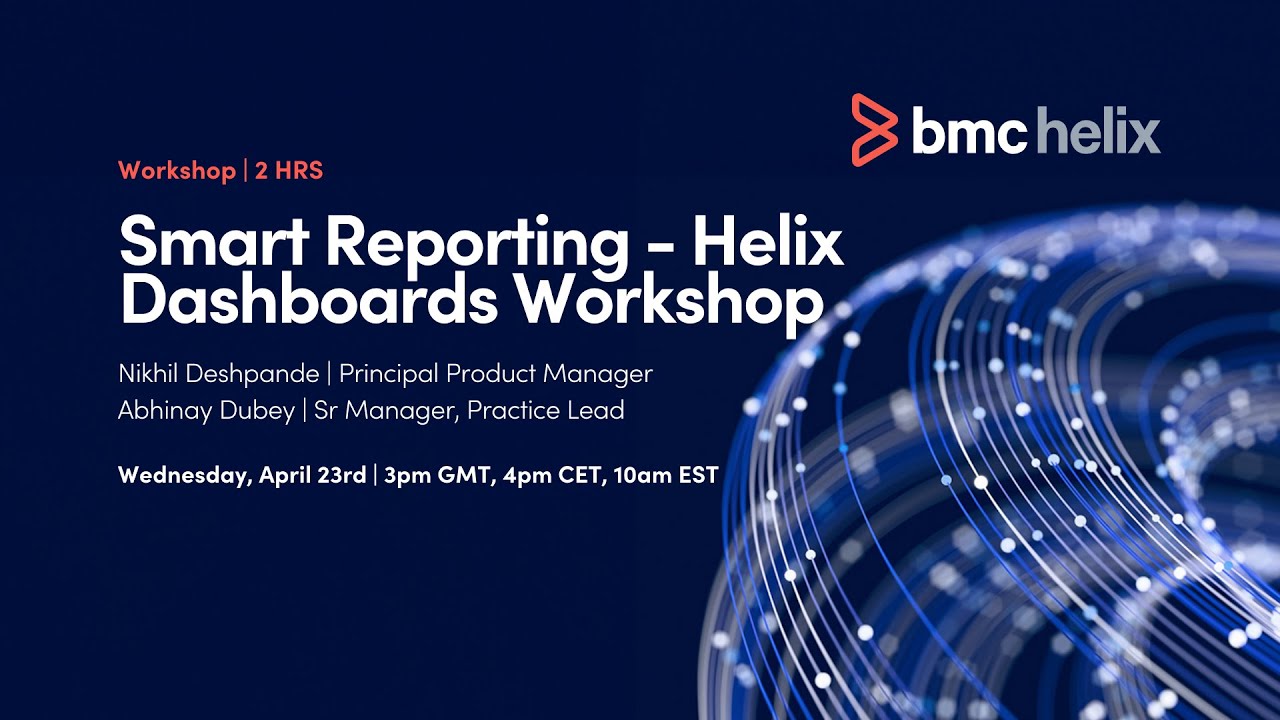 Webinar: Smart Reporting To Helix Dashboards - YouTube