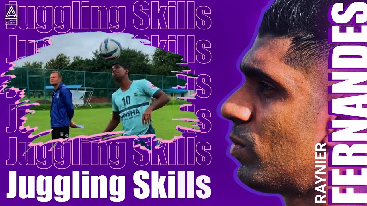 Raynier Fernandes || Juggling Skills || Odisha FC Pre-season Training ...