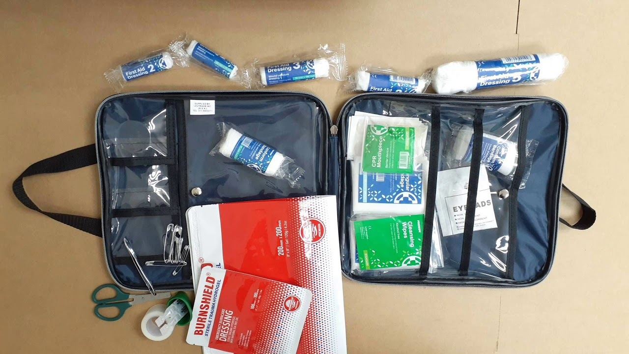 Levtrade Domestic / Motor First Aid Kit - YouTube