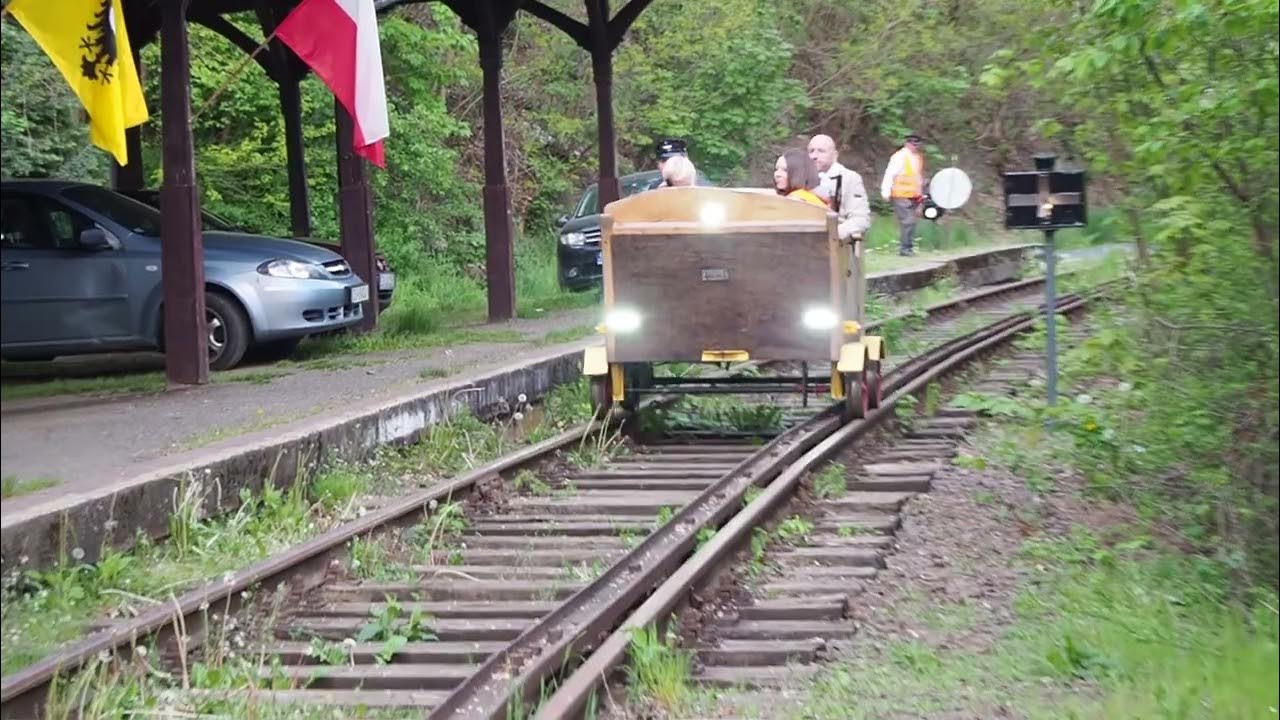 Pilchowice- po raz pierwszy drezyna na torach. - YouTube