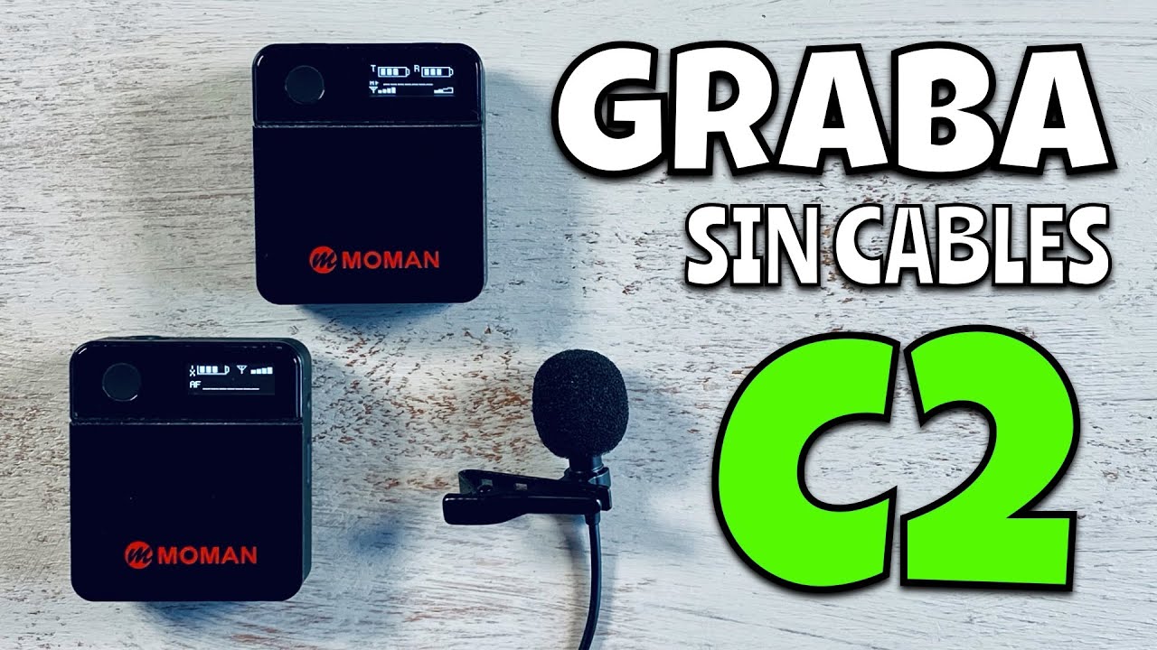 Con el MICRÓFONO INALAMBRICO moman C2 puedes GRABAR tus podcast y ...