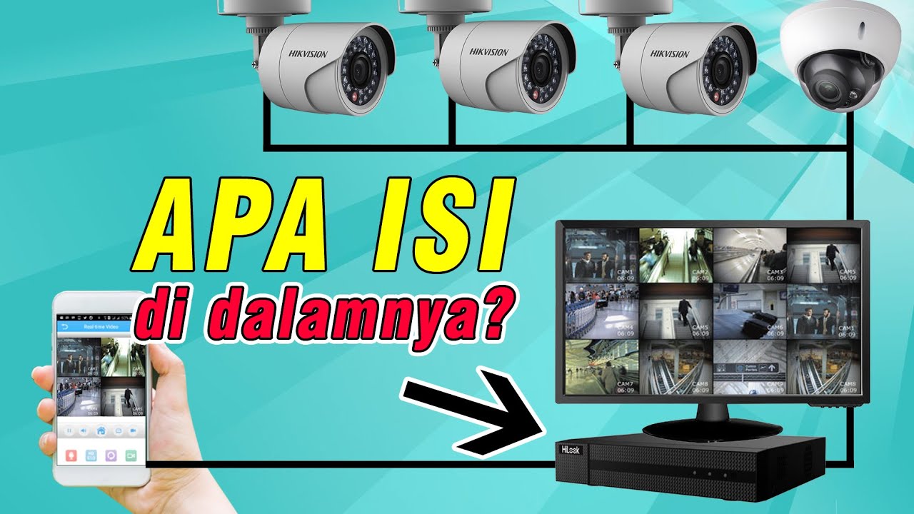 Dvr perekam kamera CCTV dan apa isi di dalamnya - YouTube