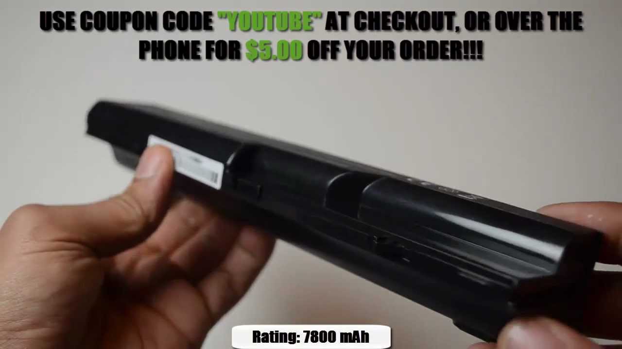 HP ProBook 4420s Laptop Battery - 9 Cell 7800 mAh - YouTube