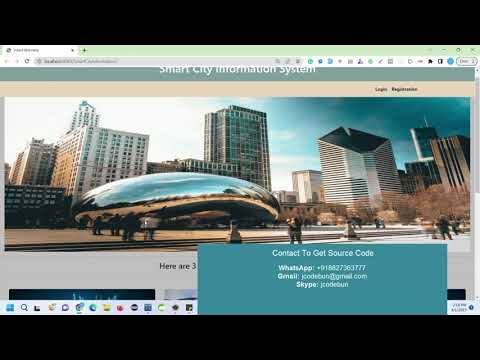 Smart City Information project in java using JSP and Servlet - YouTube