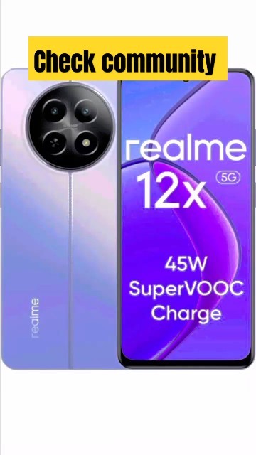 Real me 12x5G check community post link 🔗#realme12x5g #realme #mobile # ...