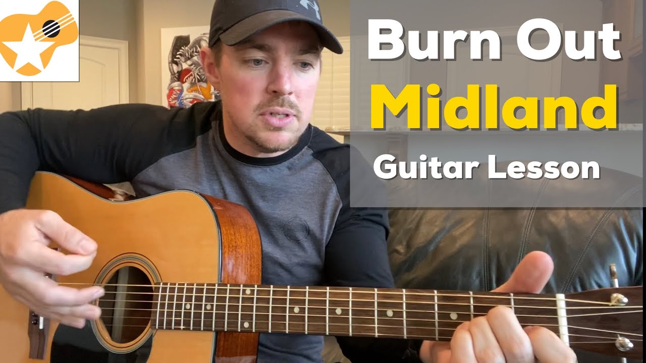 Burn Out | Midland | Beginner Guitar Lesson - YouTube