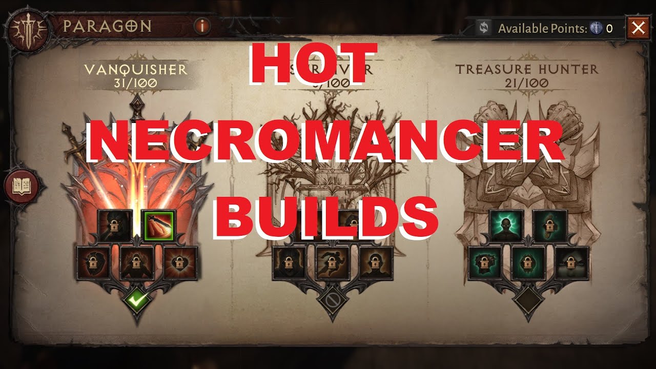 Two HOT Necromancer Builds for SHADOW WAR and FARMING - YouTube