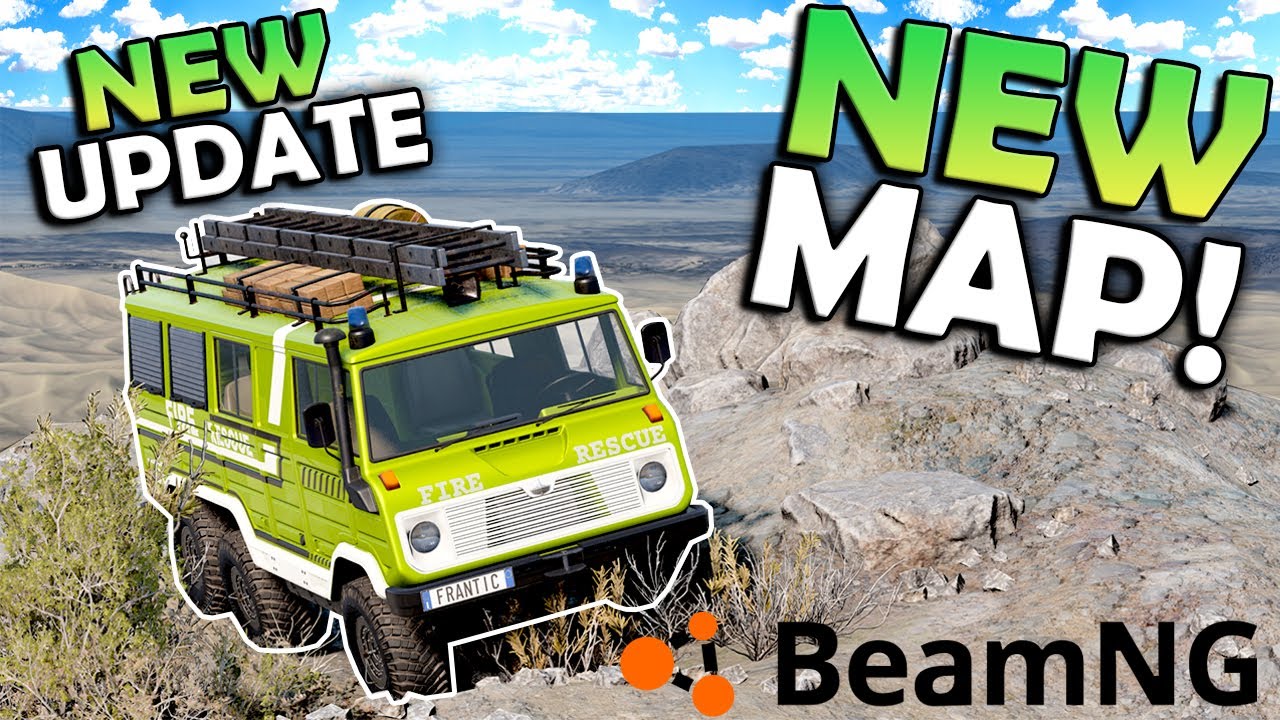 NEW UPDATE BEAMNG Drive Desert Map In New VEHICLES! - YouTube
