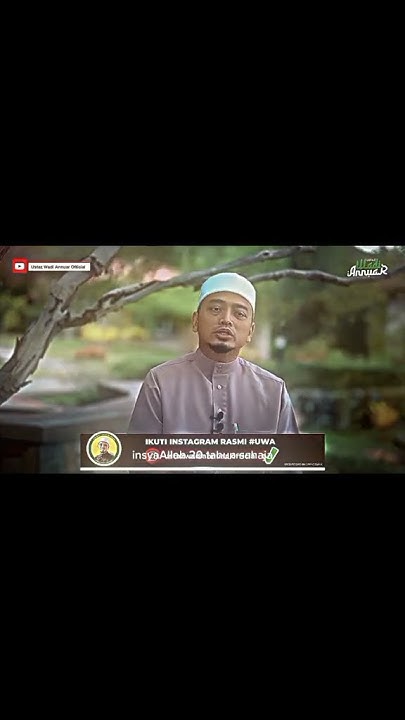 Ustaz Wadi Anuar: Sabar dengan ujian Allah SWT - YouTube