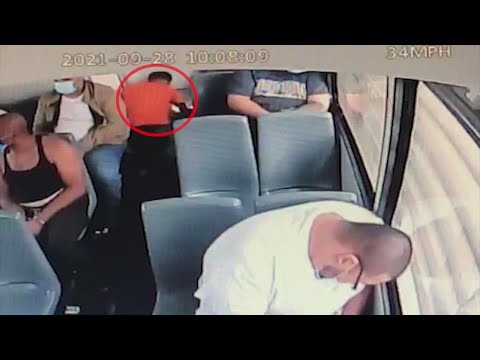 New video shows man escaping from U.S. Marshals through back of bus