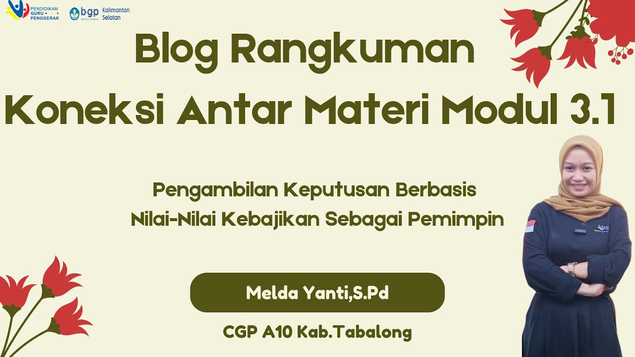 BLOG RANGKUMAN KONEKSI ANTAR MATERI MODUL 3.1 #cgp #calongurupenggerak ...