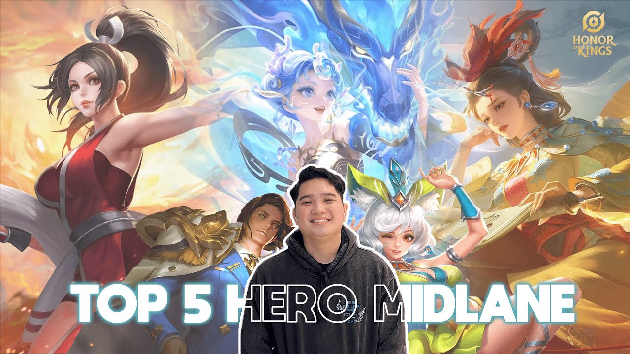 TOP 5 HERO MIDLANE HOK PALING META VERSI CLOVER #HONOROFKINGS - YouTube