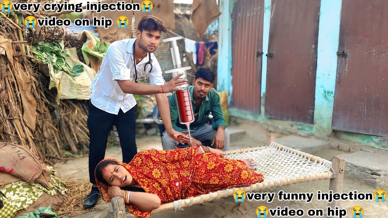 funny video injection wala | funny injection reaction video | doctor ...