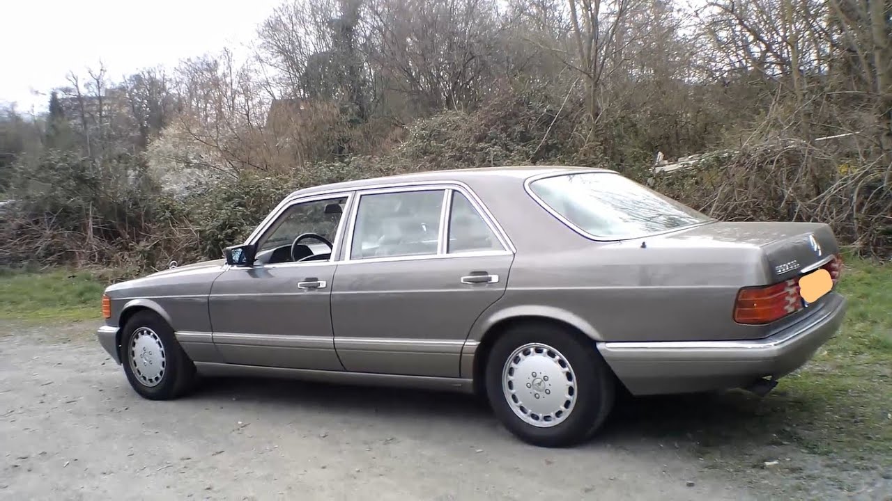 1987 Mercedes-Benz 560 SEL startup, engine and in-depth tour - YouTube