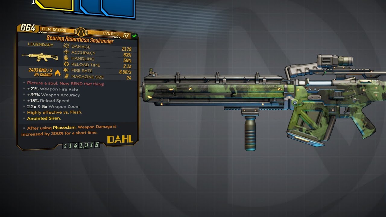 [Borderlands 3] GOD TIER Anointed Siren Soulrender - YouTube