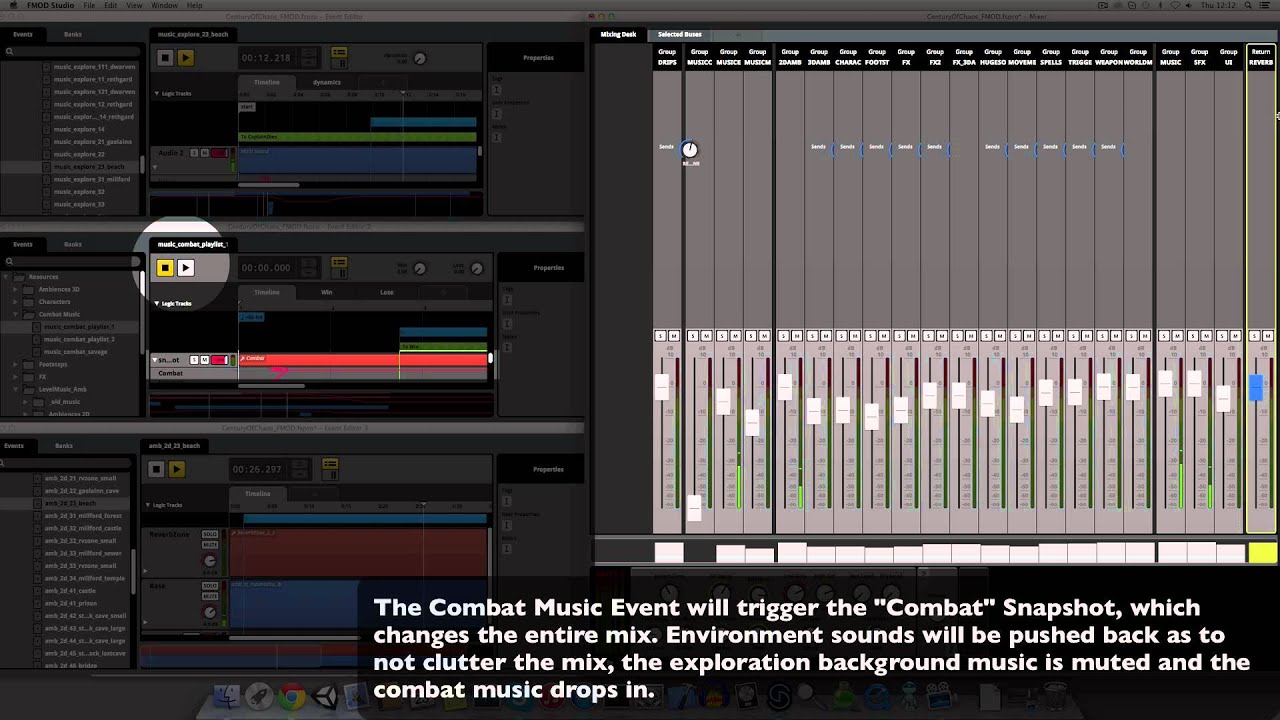 Interactive Audio for a Turn-Based RPG - Mix - YouTube