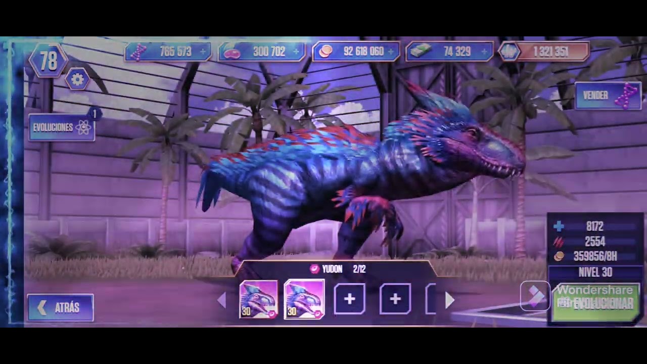 YUDON AL NIVEL 40 mi nuevo dinosaurio favorito - YouTube