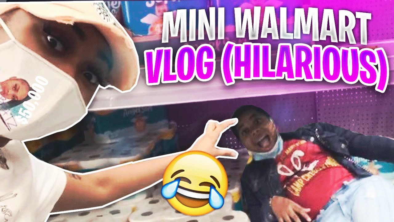 Mini Walmart Vlog ️😂............. hilarious 💀💀 don’t take me in public ...