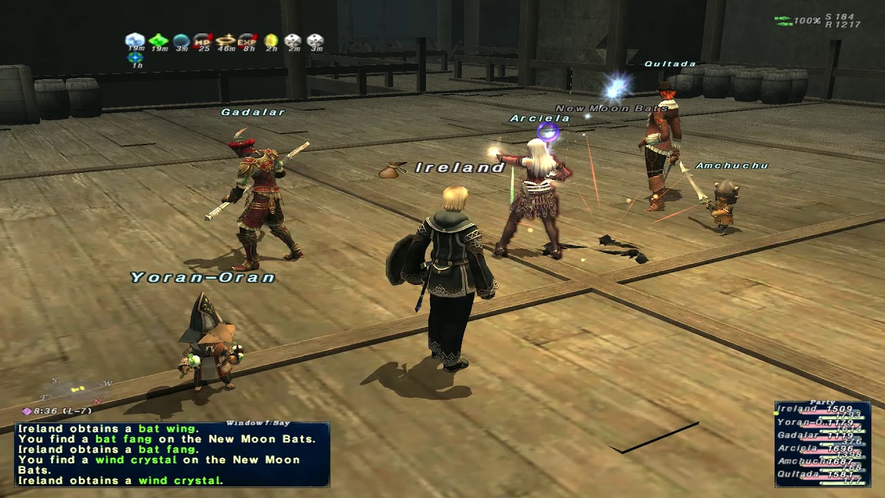 FINAL FANTASY XI WHM99BLM49 WHM White Mage Ireland Rala Waterways ...