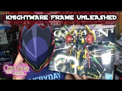 GAWAIN HG 1/35 CODE GEASS LELOUCH OF THE REBELION : KNIGHTMARE FRAME UNLEASHED #codegeass # ...