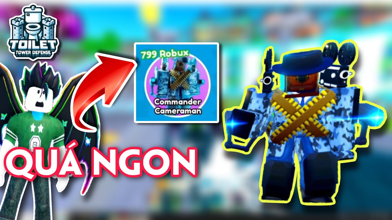 TRẢI NGHIỆM COMMANDER CAMERAMAN 799RB CÓ ĐÁNG SỞ HỮU ? TOILET TOWER ...