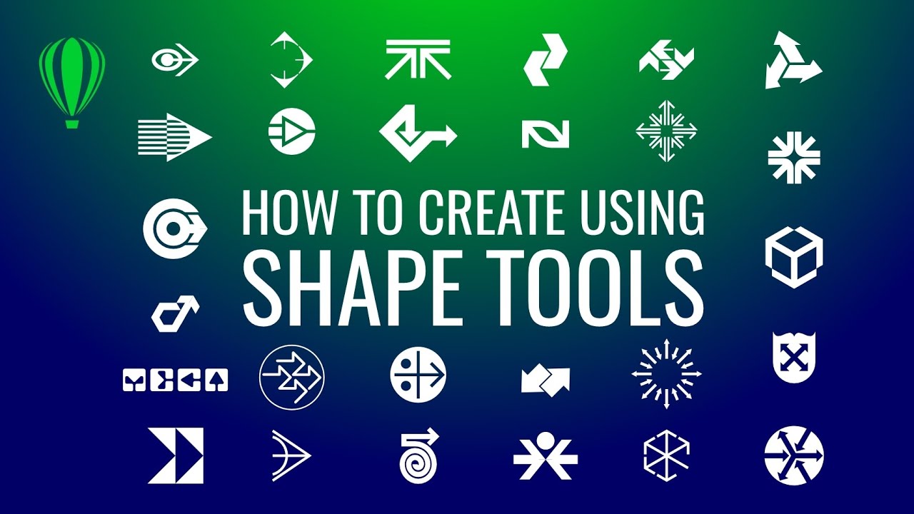 How to create Logos effortlessly using shape tools in CorelDraw Part 2 ...